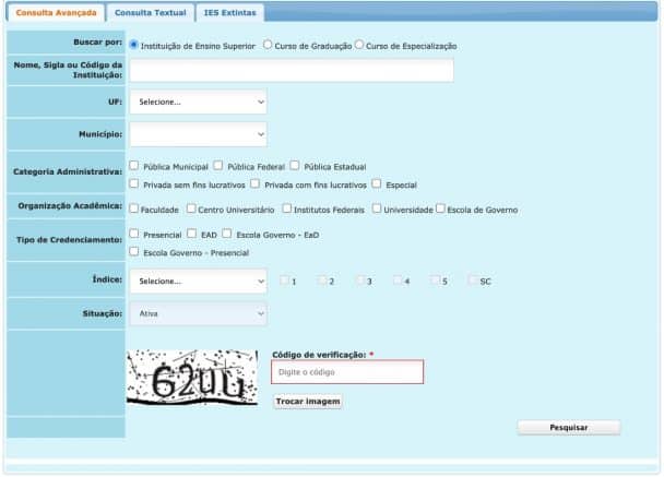Tutorial: Como saber se um curso é reconhecido pelo MEC